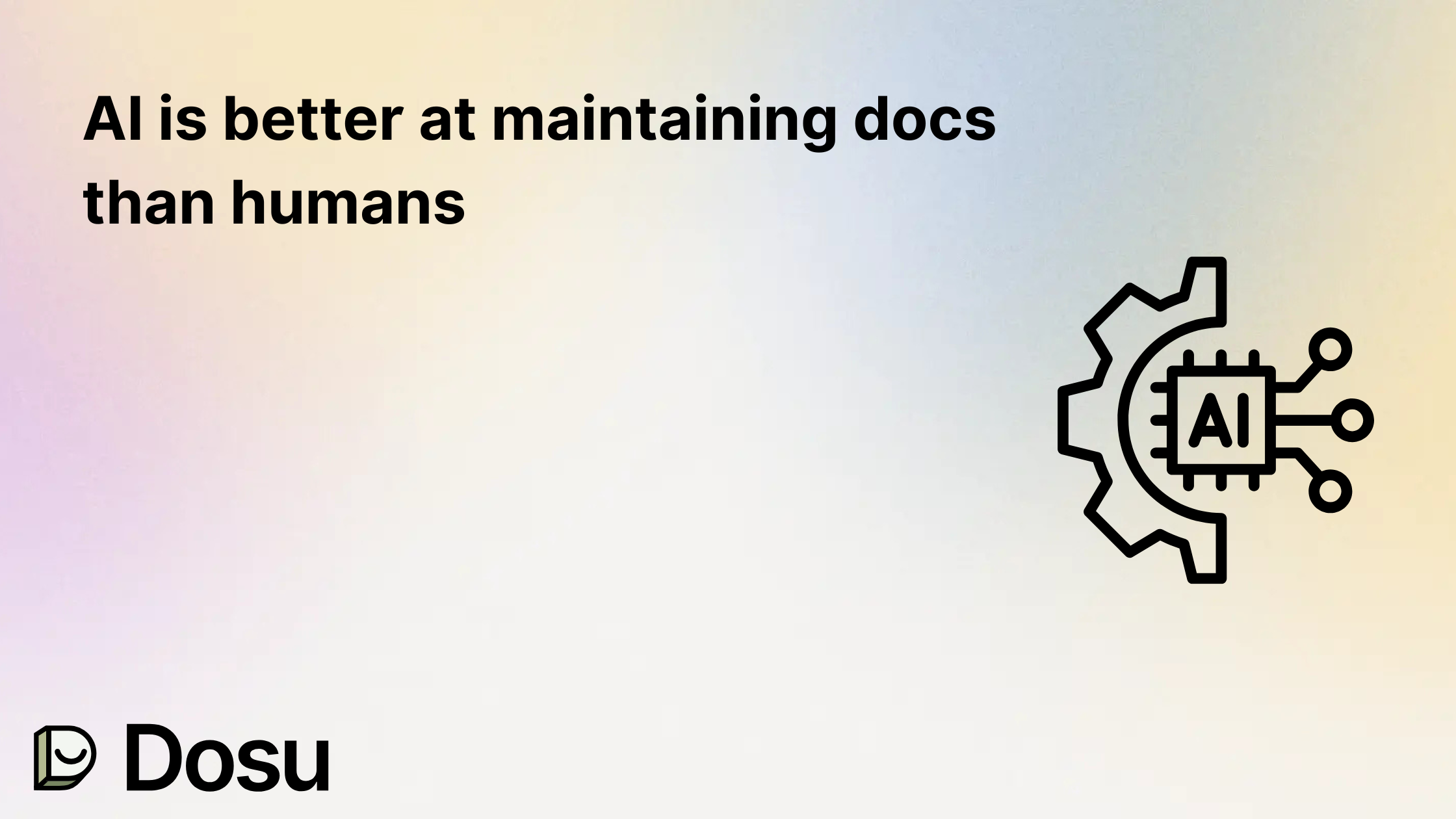 AI Is Better at Maintaining Docs Than Humans