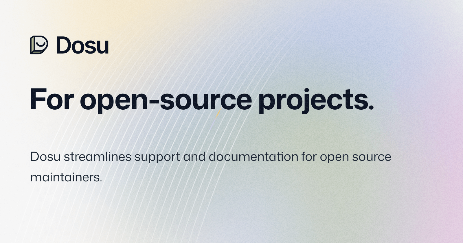 Dosu | For your open-source project.